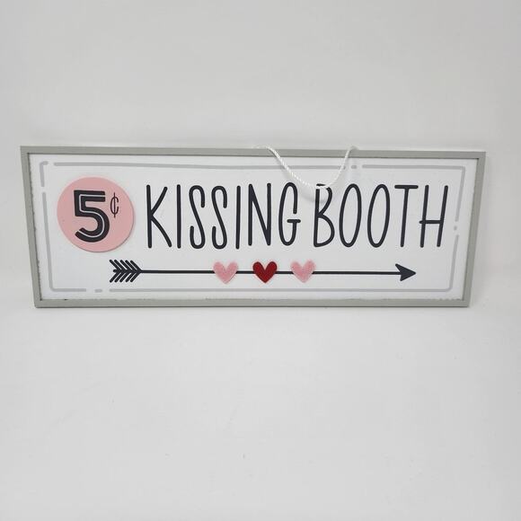 Target | Holiday | Valentines Day Kissing Booth Sign | Poshmark